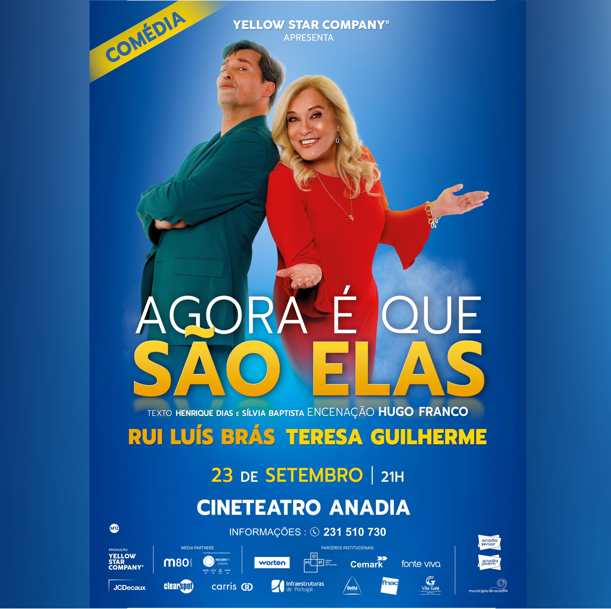 Comédia "Agora é que são elas" estará no Cineteatro em Anadia - Jornal ...